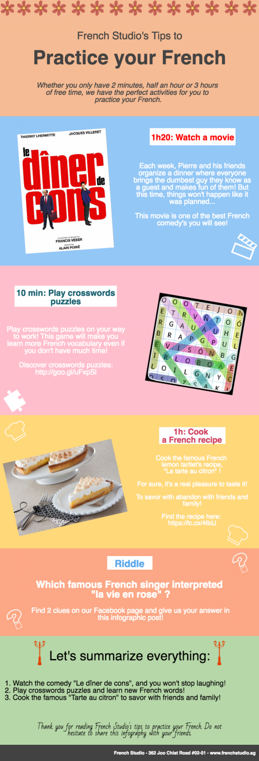 French Studio’s tips to practice your French in Singapore - French ...